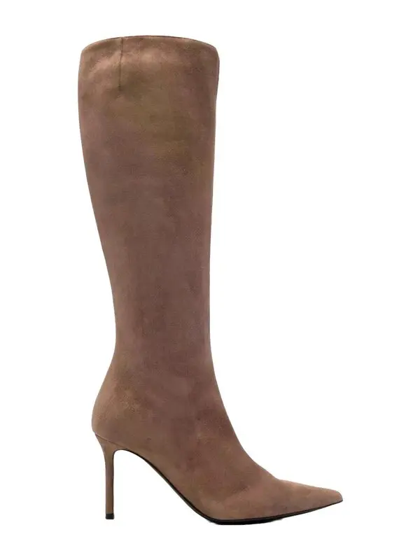 GIUSEPPE ZANOTTI 85mm Suede Boots - Brown