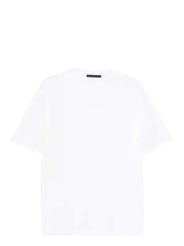LOW BRAND Short-sleeved Cotton T-shirt - White