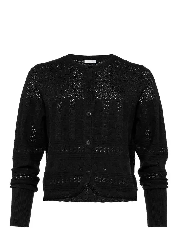 ERES Buttoned Cardigan - Black