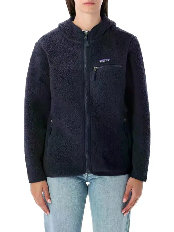 Patagonia Hooded Fleece Jacket - Blue
