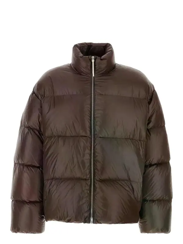 JIL SANDER Quilted Down Jacket - Brown