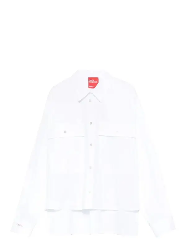 MERCI Double-pocket Shirt - White