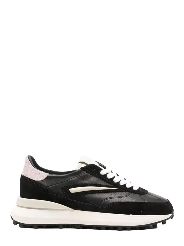 D.a.t.e. Leather And Suede Sneakers - Black