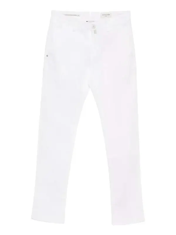 Jacob Cohen Straight-leg Trousers - White