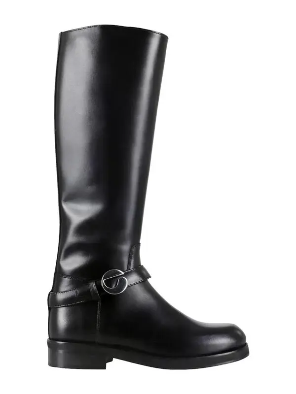 Coperni Cavalier Leather Knee-high Boots - Black