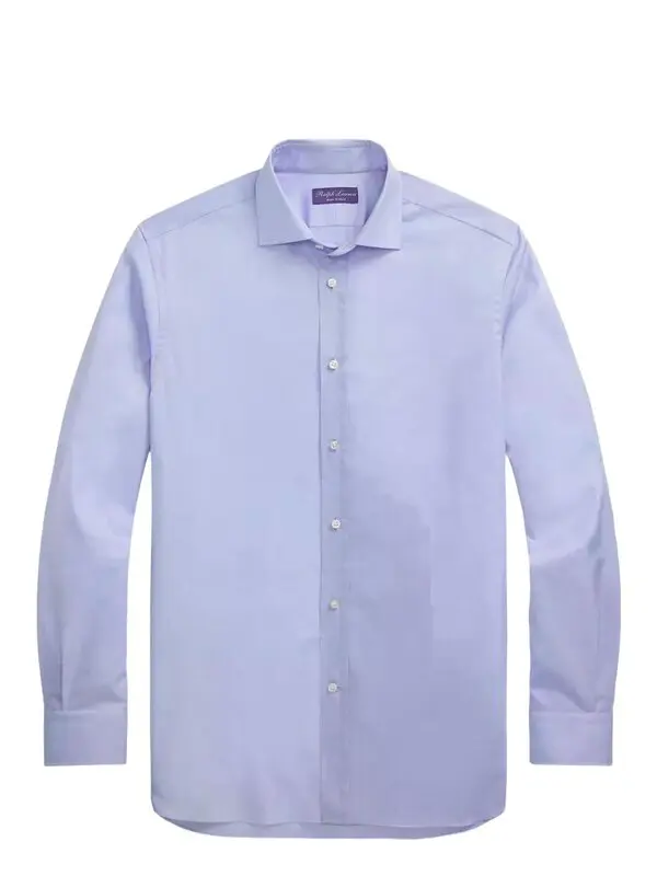 Ralph Lauren Purple Label Long-sleeve Cotton Shirt - Blue