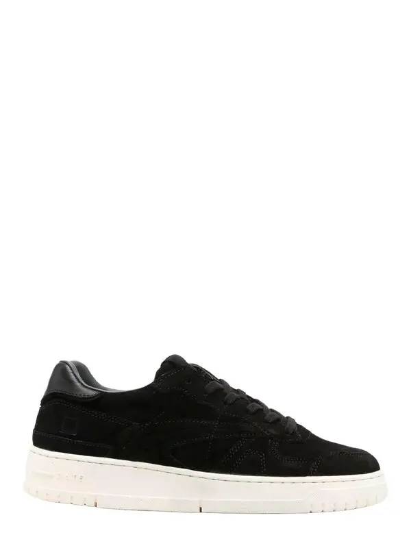 D.a.t.e. Suede Lace-up Low-top Sneakers - Black