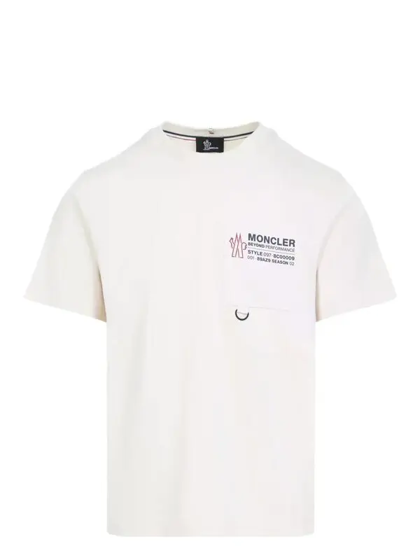 Moncler Graphic Cotton T-shirt - White