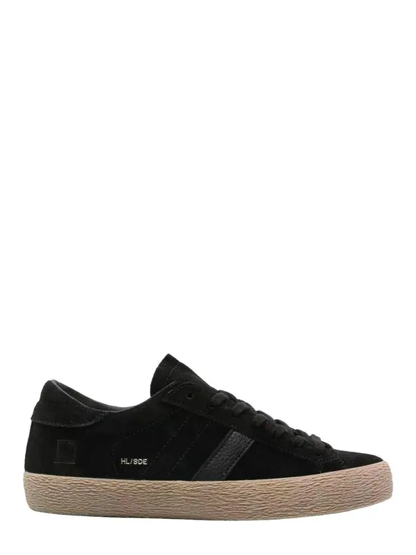 D.a.t.e. Suede Lace-up Low-top Sneakers - Black