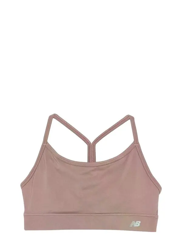 NEW BALANCE Racer-back Sports Bra - Brown