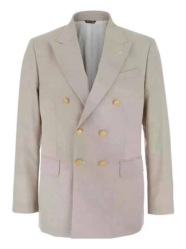 REVERES 1949 Double-breasted Suit - Neutrals