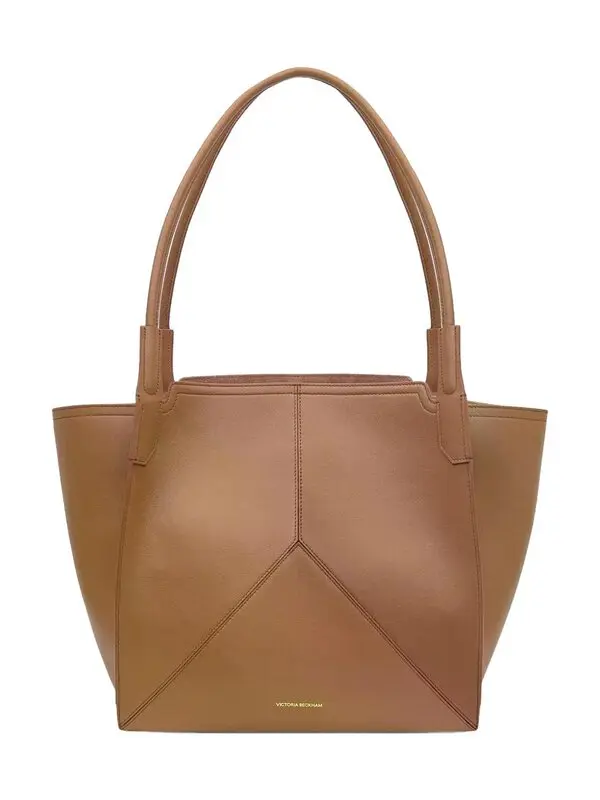 Victoria Beckham Paneled Leather Tote Bag - Neutrals