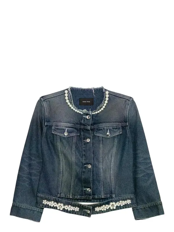 Simone Rocha Turbo Denim Jacket - Blue