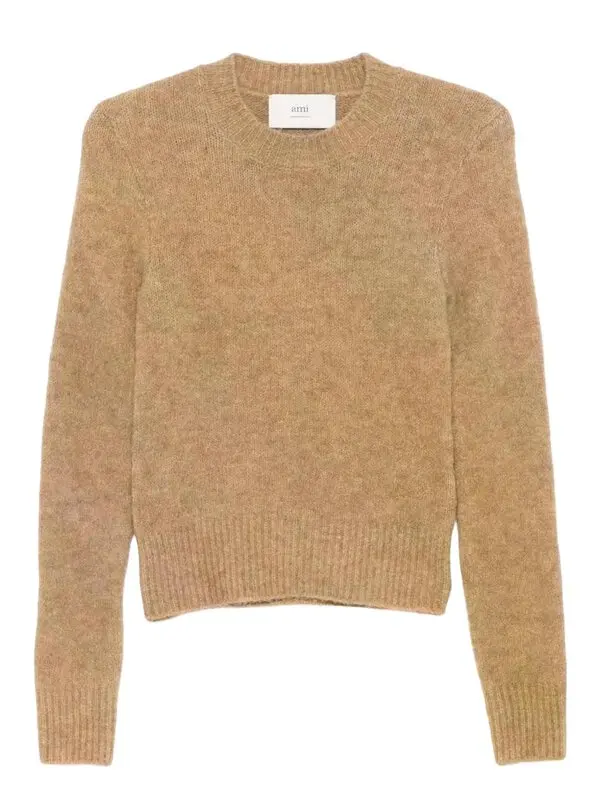 Ami Round-neck Sweater - Neutrals