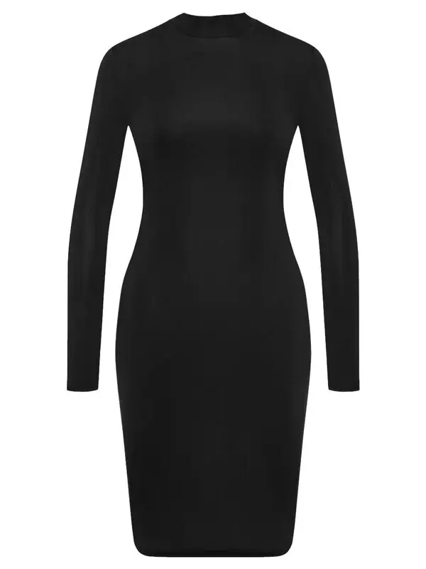 MAISON CLOSE Pure Tentation Long-sleeve Dress - Black
