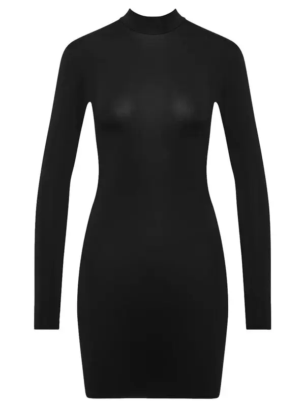 MAISON CLOSE Pure Tentation Minuit Long-sleeve Dress - Black