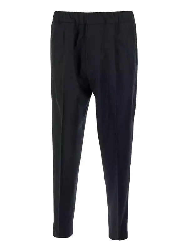 LOW BRAND Elastic-waist Trousers - Black