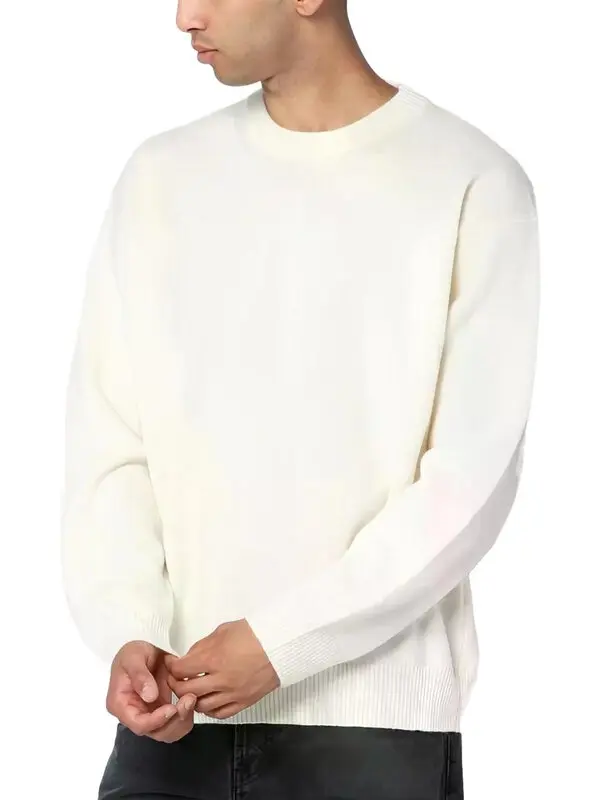 ROBERTO COLLINA Crew-neck Sweater - Neutrals