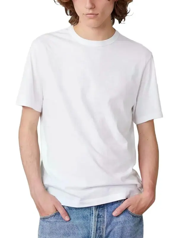 Officine Générale Crew-neck Cotton T-shirt - White