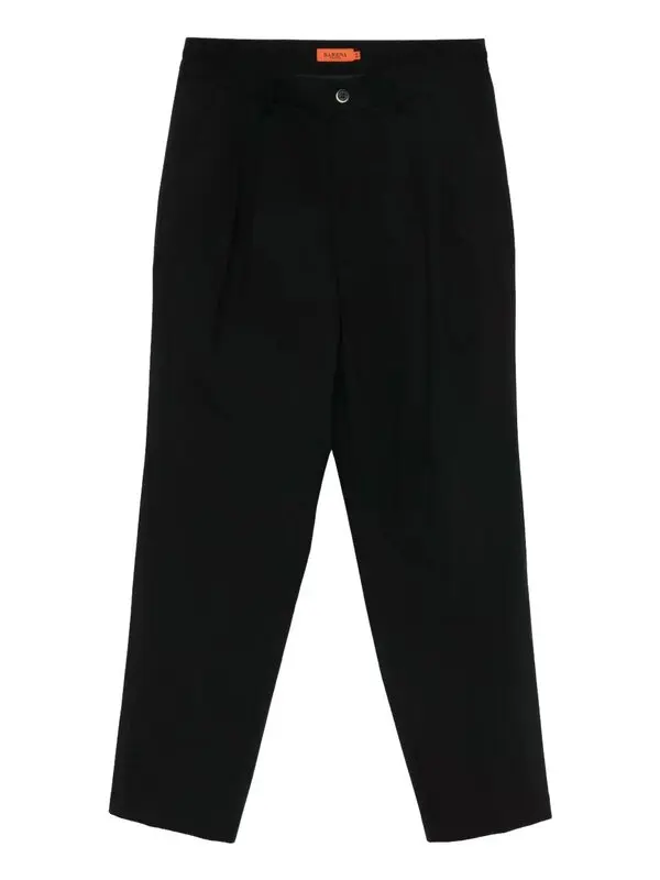 Barena Venezia Pleated-front Tailored Trousers - Black