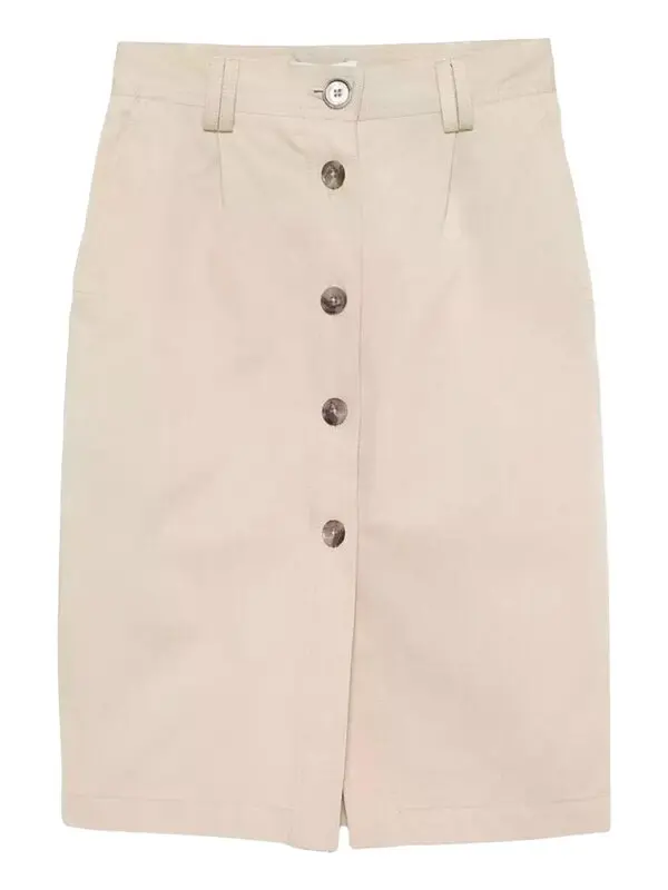 ANINE BING High-waisted Skirt - Neutrals