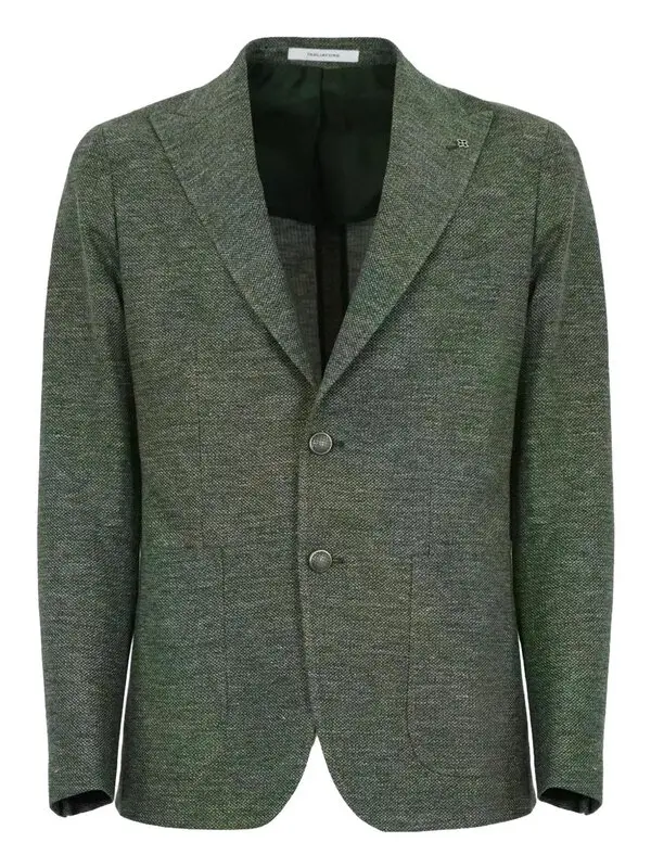 Tagliatore Single-breasted Blazer - Green
