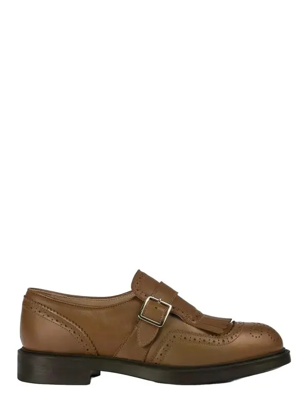 DOUCAL'S Tassel-detail Buckled Monk Shoes - Brown