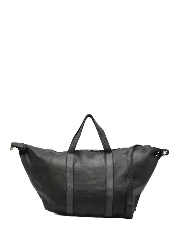 Guidi Leather Tote Bag - Black