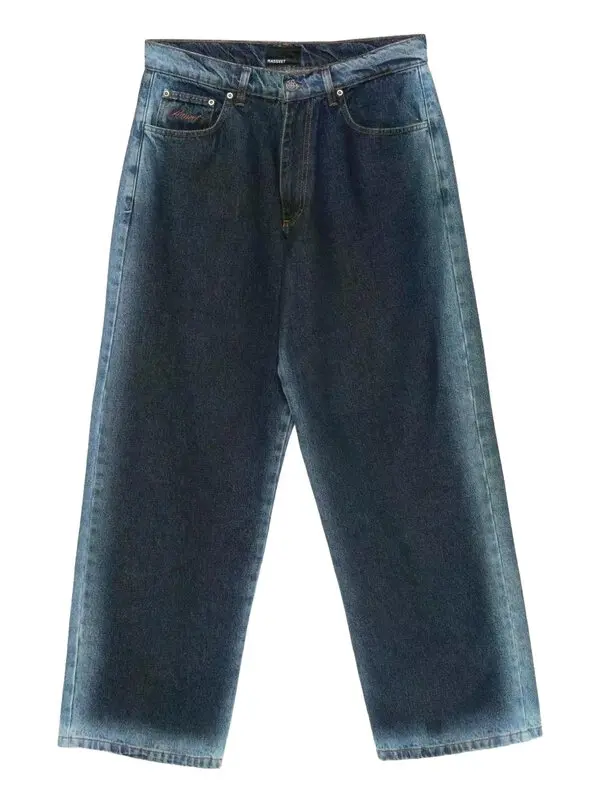 RASSVET Washed Straight-leg Jeans - Blue