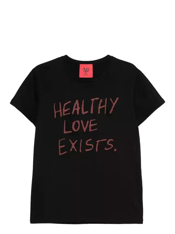 ANIYE BY Slogan-print T-shirt - Black