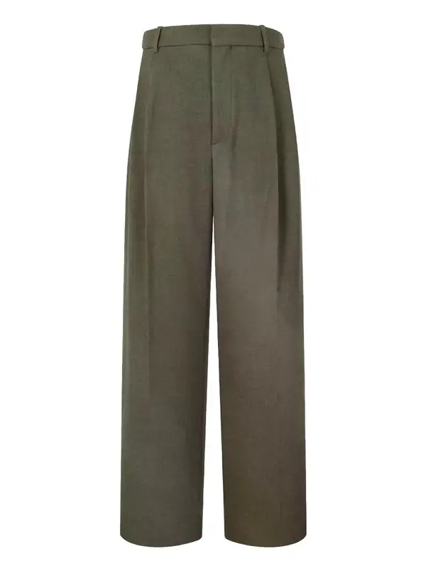 STUDIO TOMBOY Pleated-front Trousers - Green