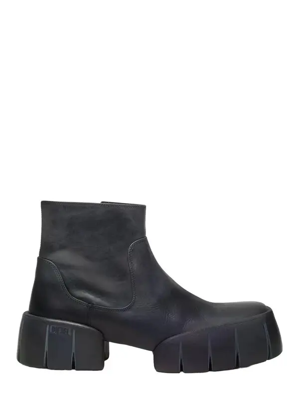 Diesel D-tex-oiled Leather Boots - Black