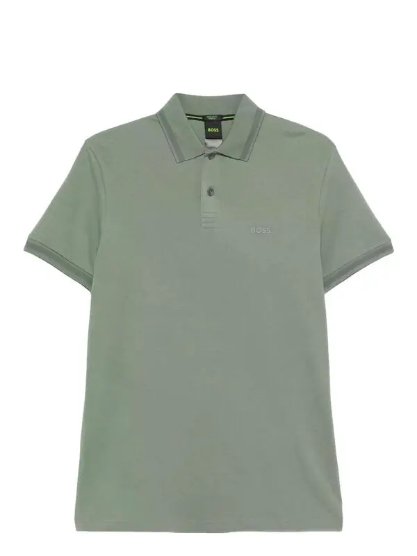 BOSS Cotton Polo Shirt - Green