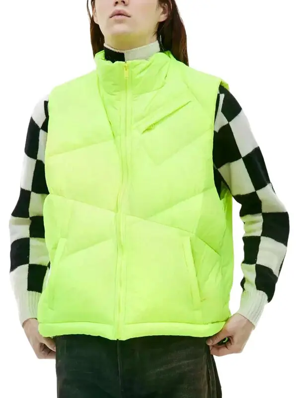 UNDERCOVERISM Quilted Puffer Vest - Yellow