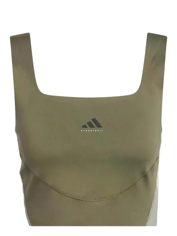 Adidas Square-neck Tank Top - Green