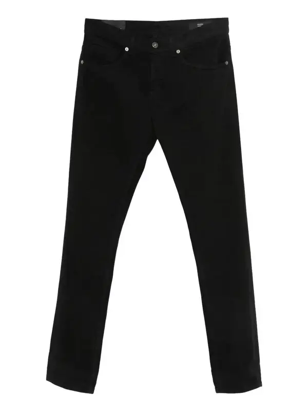 DONDUP Cuffed Hem Jeans - Black