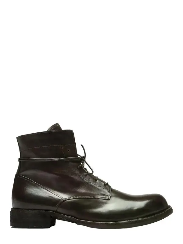 Officine Creative Ikon Lace-up Leather Boots - Black