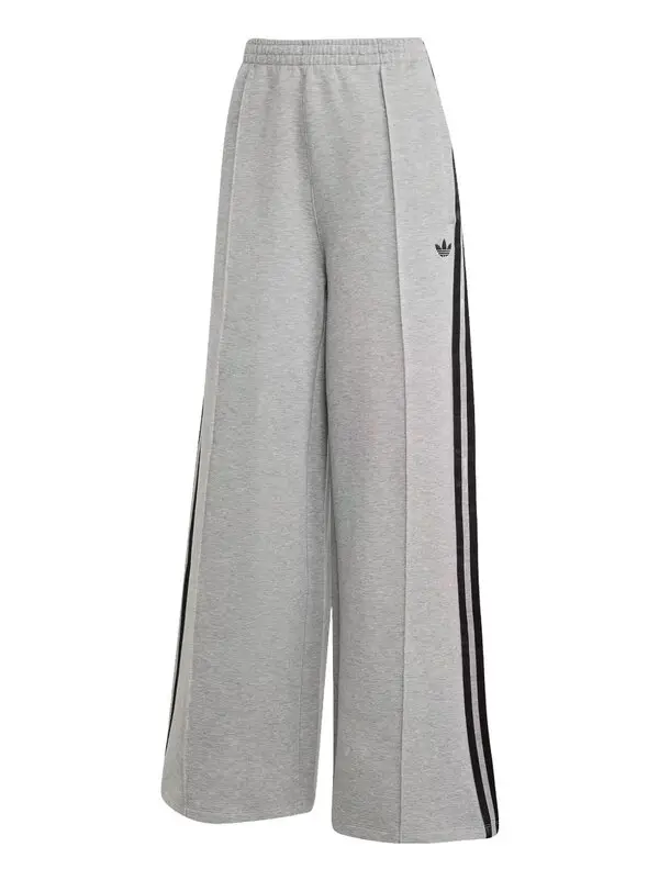 Adidas Logo-embroidery Track Pants - Grey