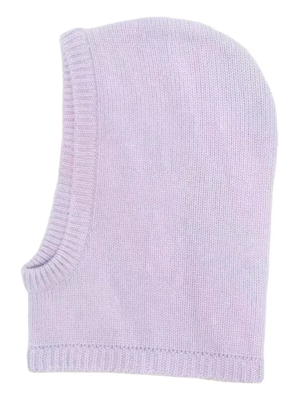 LISA YANG Knitted Balaclava - Purple