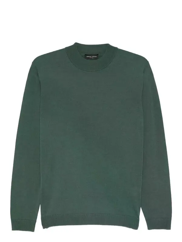 ROBERTO COLLINA Merino Wool Jumper - Green