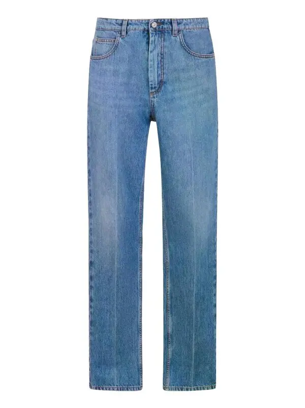 Marni Washed Denim Five-pocket Jeans - Blue
