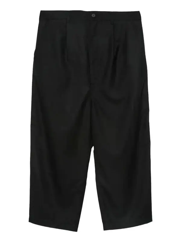 Comme Des Garçons Pleated Trousers - Black