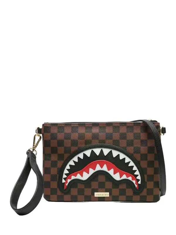 SPRAYGROUND Sharks In Paris Clutch - Brown
