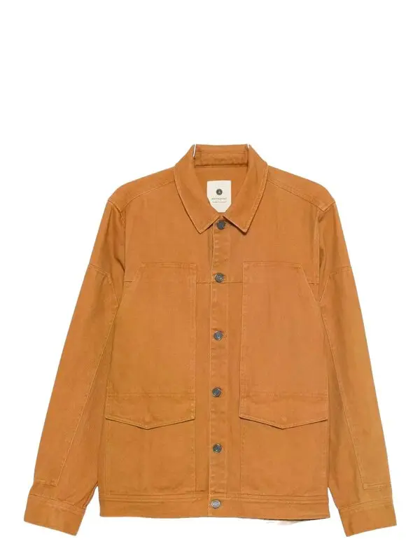 ANERKJENDT Akoscar Button-fastening Shirt Jacket - Brown