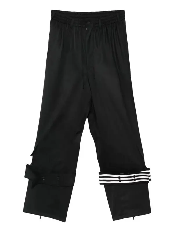 Y3 Elastic-waist Track Pants - Black