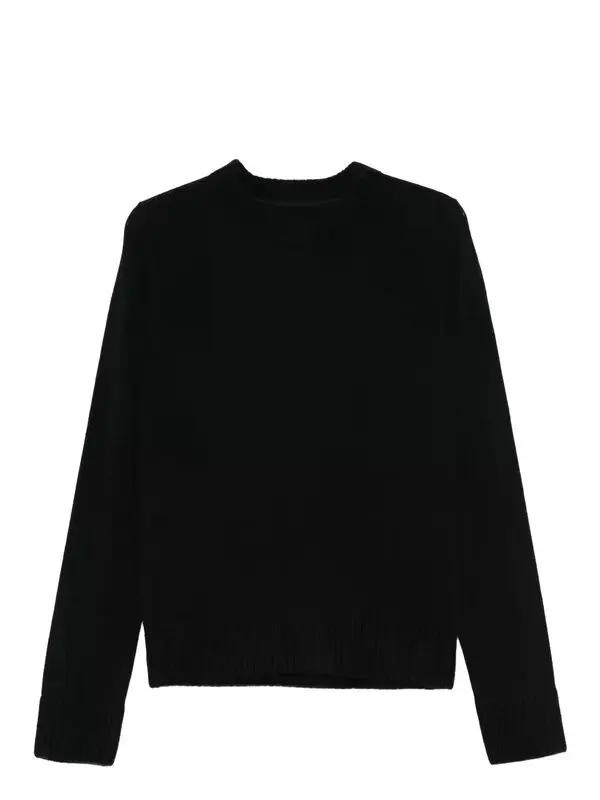 Sacai Round-neck Sweater - Black