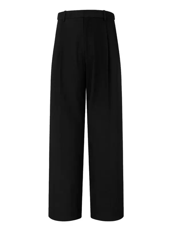 STUDIO TOMBOY Pleated-front Trousers - Black