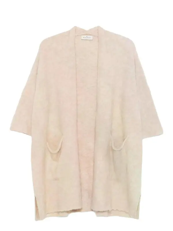 Bruno Manetti Pocketed Open-front Cardigan - Neutrals