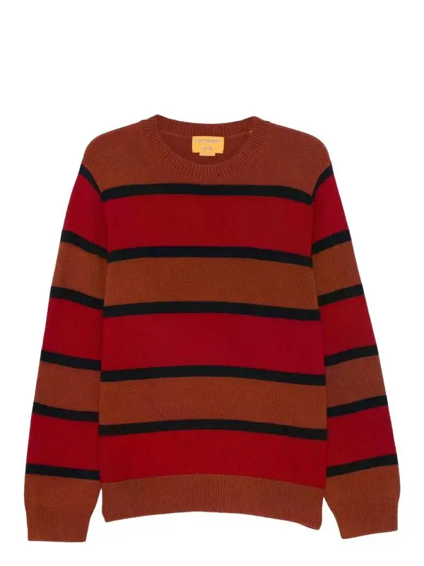Guest In Residence Striped Sweater - Brown