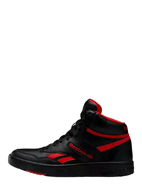 REEBOK Leather High-top Sneakers - Black